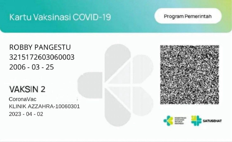 Sertifikat Vaksin 2 | PDF