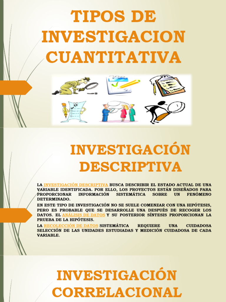 TIPOS DE INVESTIGACION CUANTITATIVA | Descargar gratis PDF | Investigación cuantitativa ...