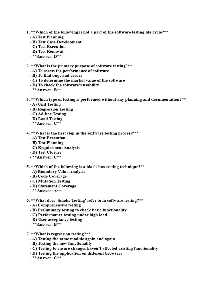 Basic Software Testing | PDF | Software Testing | Verification And ... Basic Software Testing | PDF | Software Testing | Verification And ...