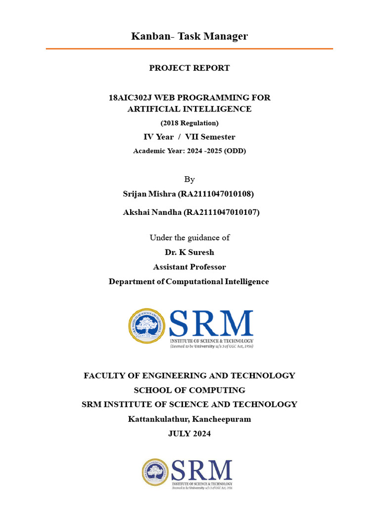 Srijan Mishra 108 Web Application | PDF | Agile Software Development | Databases