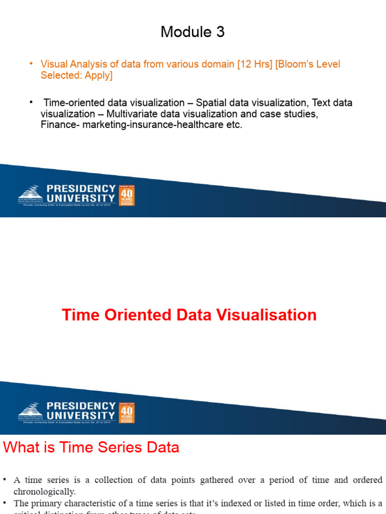 Module 3 - Time Oriented Data-1 | PDF | Time Series | Time Module 3 - Time Oriented Data-1 | PDF | Time Series | Time