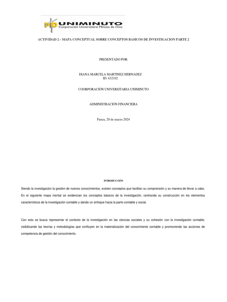 Actividad 2 Conceptos Basicos de La Investigacion | PDF | Epistemología | Conocimiento