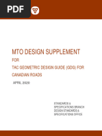 Geometric Design Guidelines For B.C. Roads | PDF | British Columbia | Computing