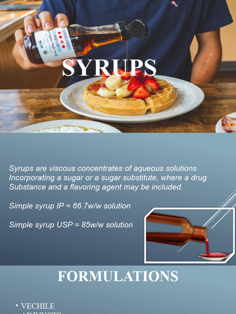 Syrup | PDF | Water | Sucrose