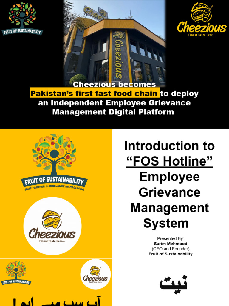 Cheezious Launches Employee Grievance System | PDF | Mobile App ...
