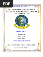 Earth’s Magnetic Field Study Project | PDF | Earth's Magnetic Field ...