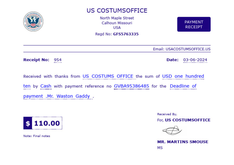 Receipt | PDF