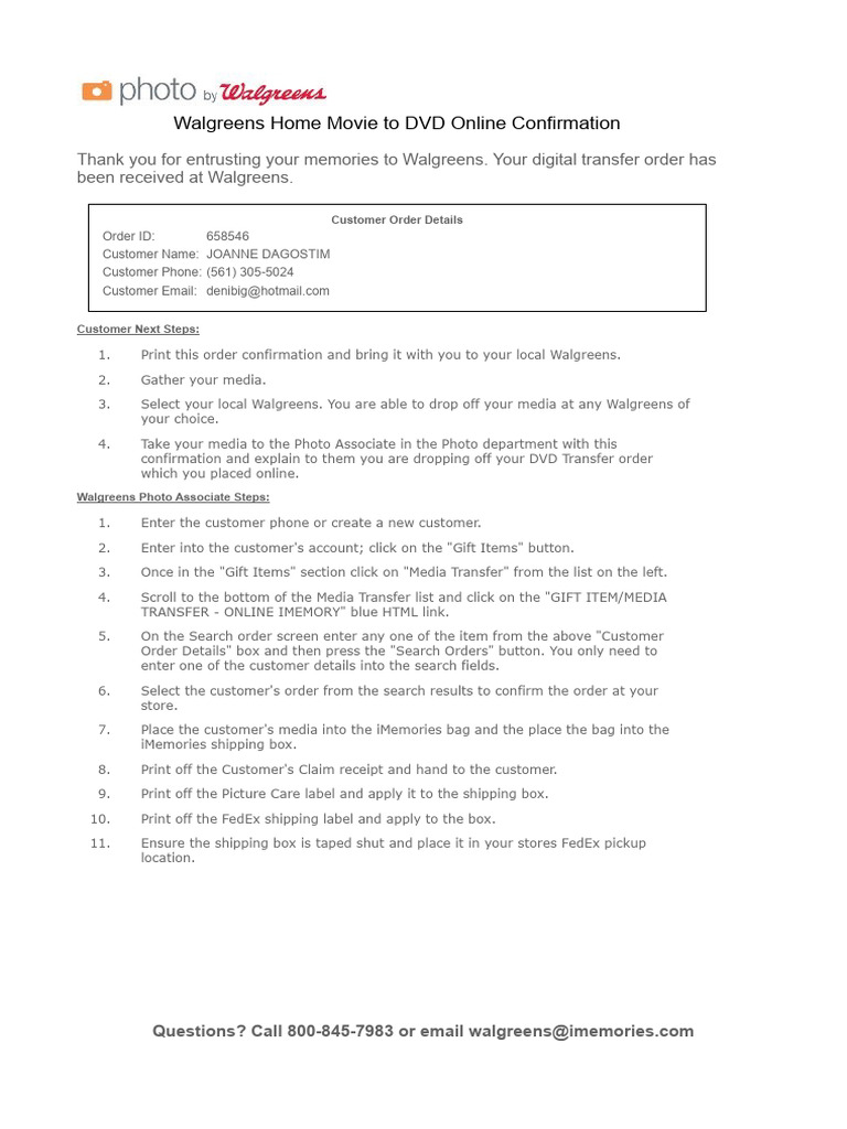 Walgreens DVD Betamax | PDF