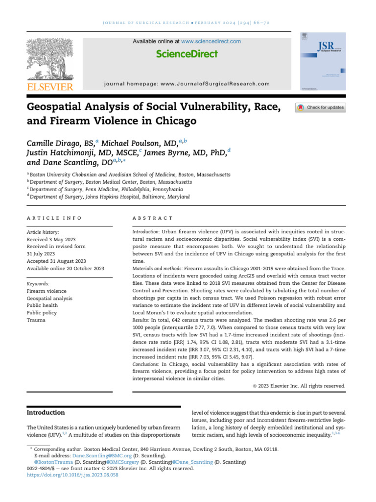 Geospatial Analysis of Social Vulnerability, Race | PDF | Home Owners ...