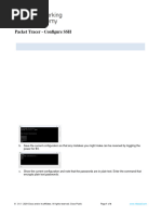 1.3.6 Packet Tracer Configure SSH | PDF | Secure Shell | Password