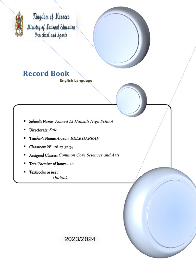 Record Book | PDF