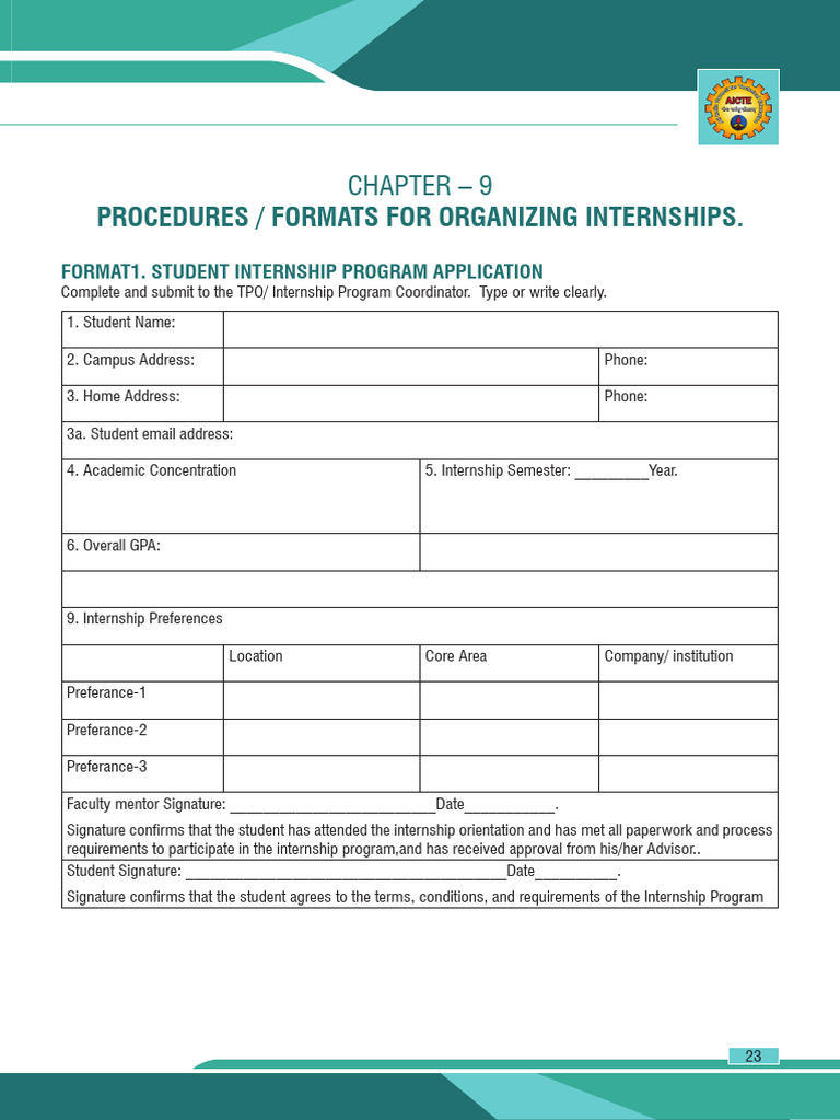 AICTE Internship Policy Guidelines | PDF | Internship | Job Hunting