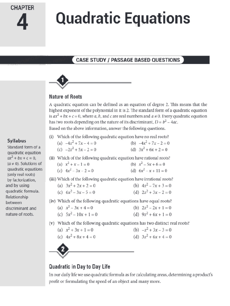 Quadratic Case | PDF