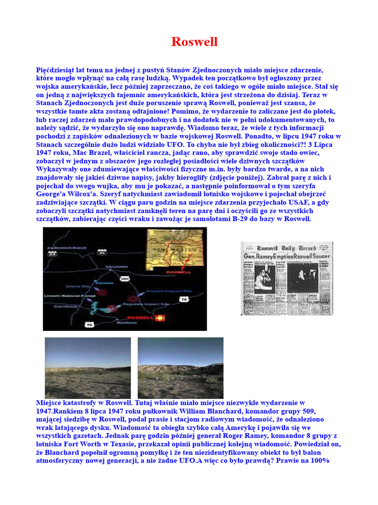 Roswell | PDF