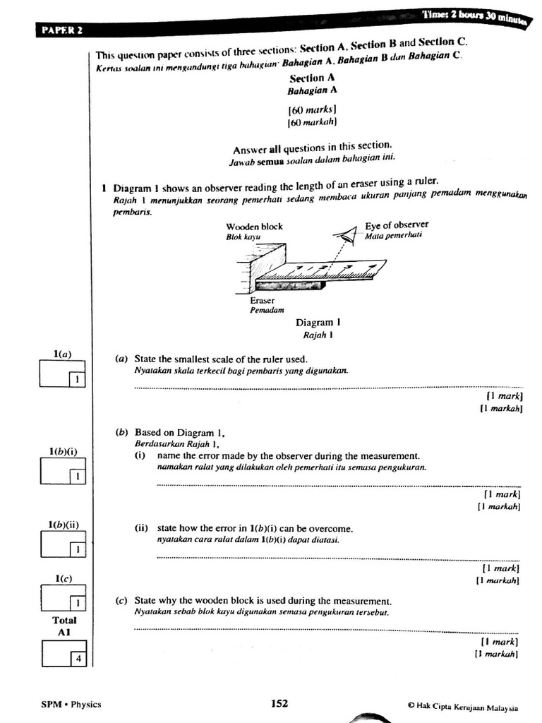 Fizik SPM 2018 Kertas 2 | PDF