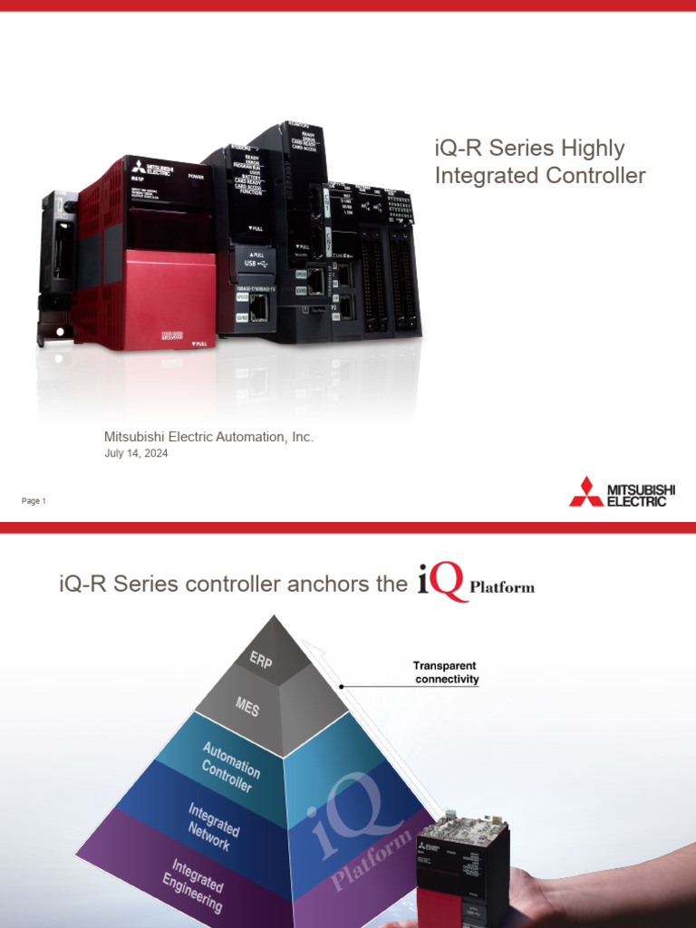 IQ-R Series Product Presentation | PDF | Programmable Logic Controller ...