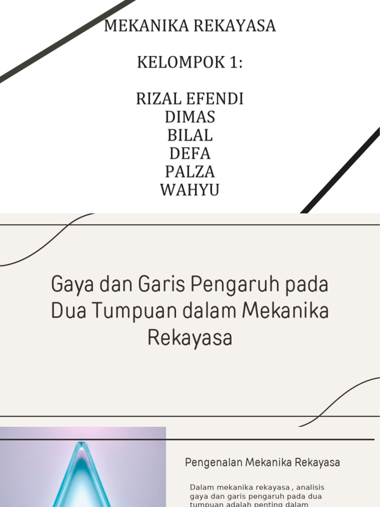 Mekanika Rekayasa Kelompok 1.pptx - 20240609 - 150015 - 0000 | PDF ...