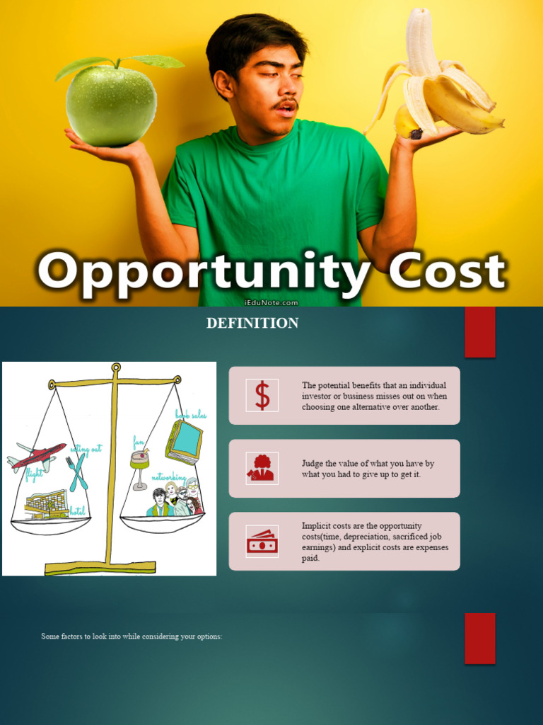 Opportunity Cost | PDF