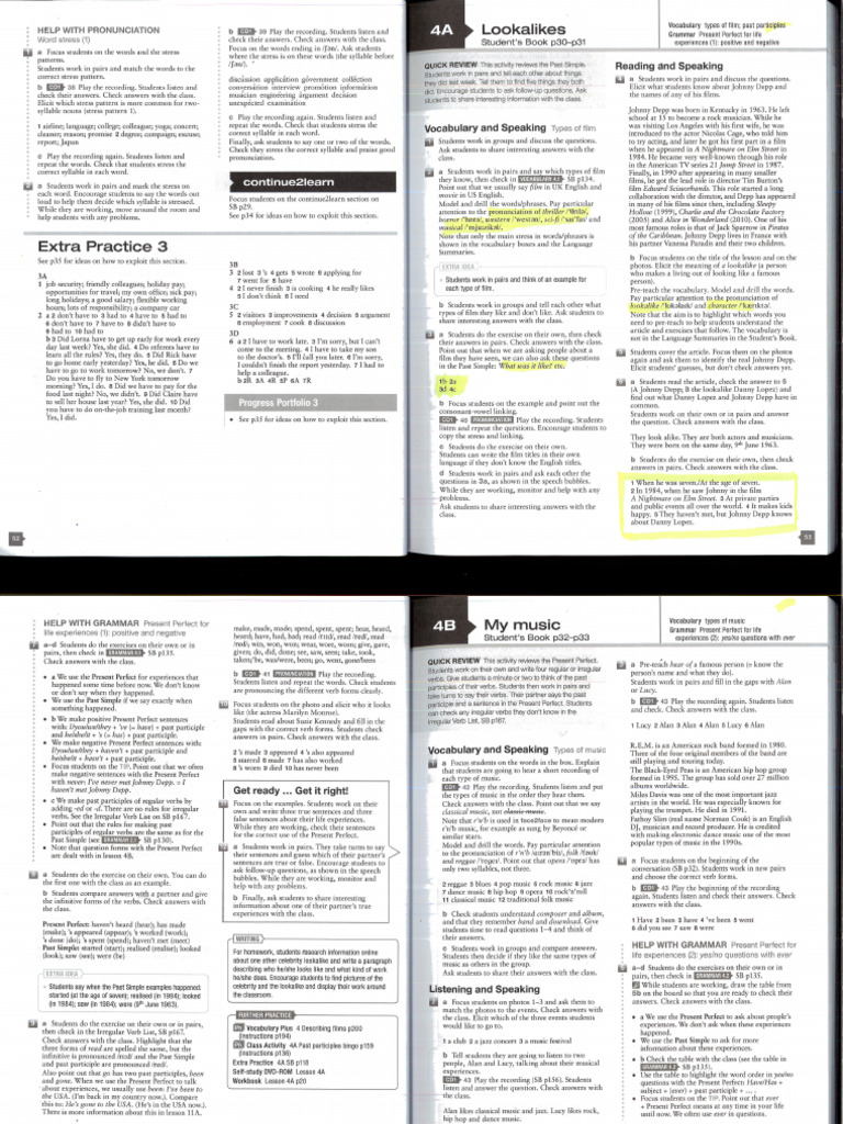 4U F2F Teacher Book Pre Int 2nd ED | PDF