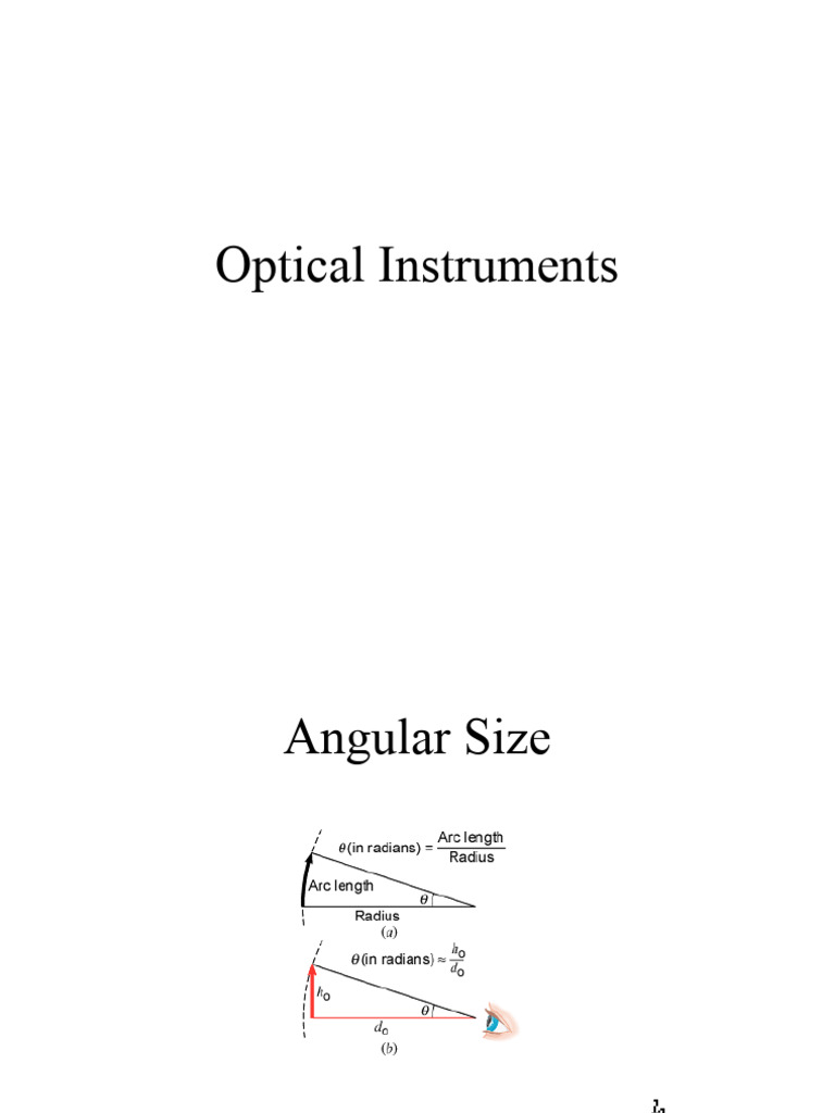 Understanding Optical Instruments and Aberrations | PDF | Science ...