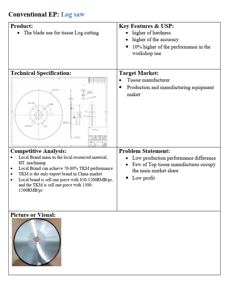 Conventional EP 1 Pager Template BSSCN | PDF | Business | Computers