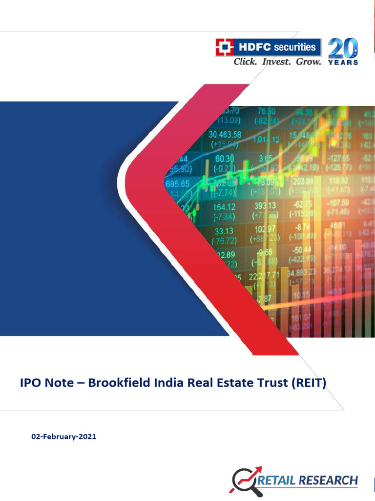Brookfield India REIT IPO Overview | PDF | Real Estate Investment Trust ...