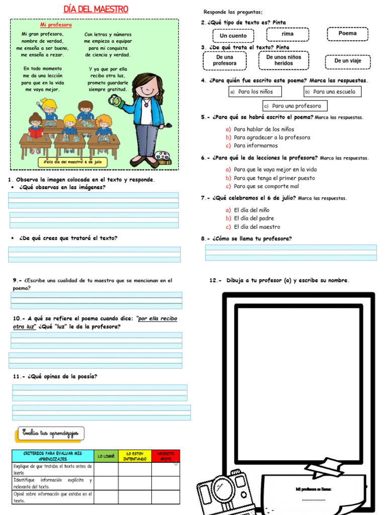 Dia Del Maestro | PDF