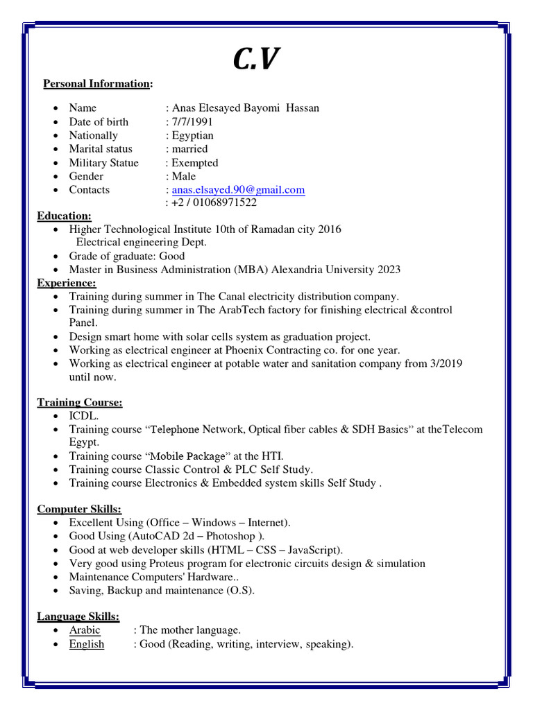 Personal Information | PDF