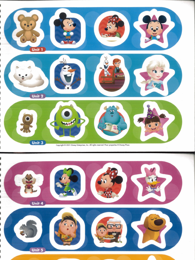 Stickers - Stars and Friends SB 1 and 2 | PDF