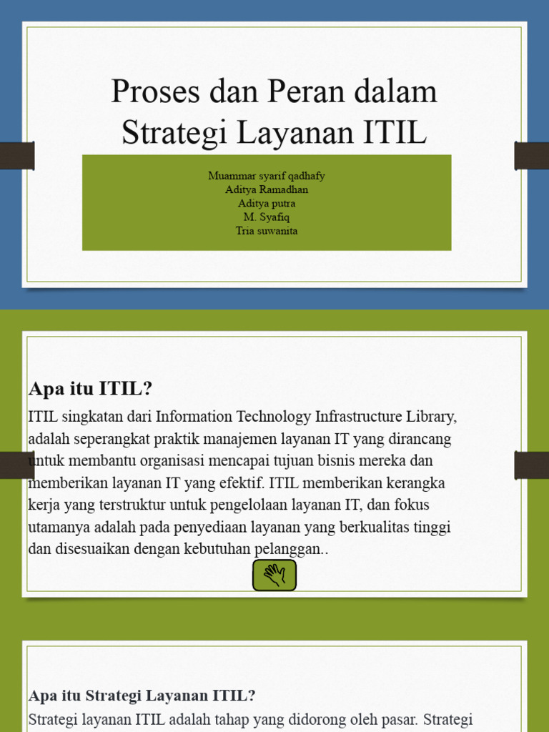 Proses Dan Peran Dalam Strategi Layanan Itil | PDF | Bisnis