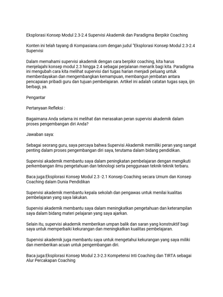 2.3.a.4.4.eksplorasi Konsep Modul 2.3 - 2.4 Supervisi Akademik Dengan Paradigma Berpikir ...