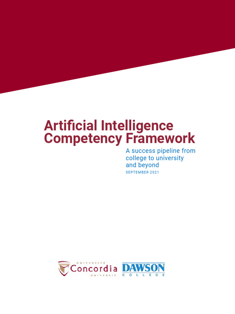 AI Competency Framework | PDF | Machine Learning | Intelligence (AI) & Semantics