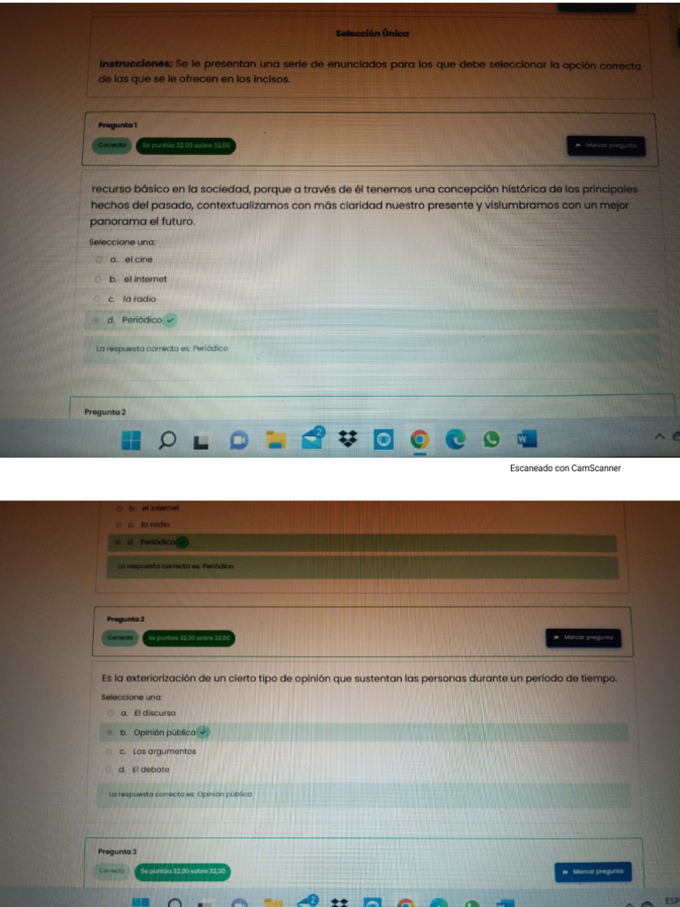 Examen 3 Español | PDF