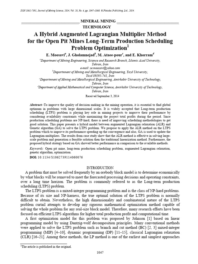 A Hybrid Augmented Lagrangian Multiplier Method | PDF | Mathematical ...