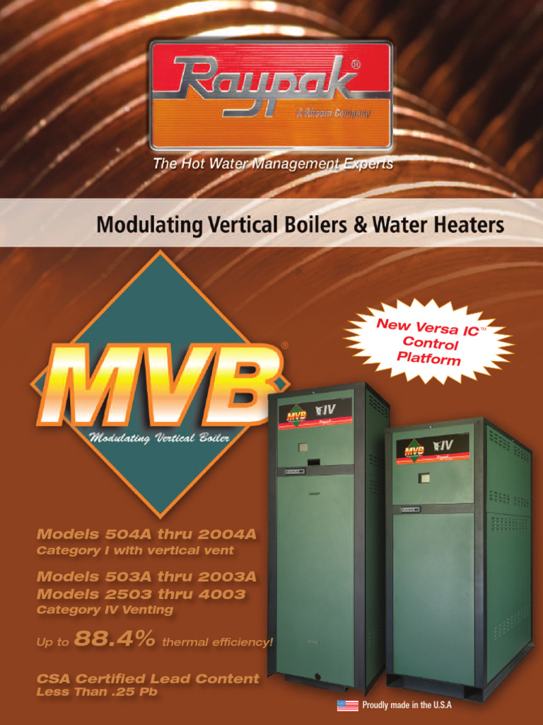 Calderas MVB | PDF | Boiler | Water Heating