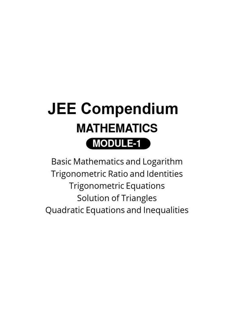 JC Mathematics 1 English | PDF | Trigonometric Functions | Triangle