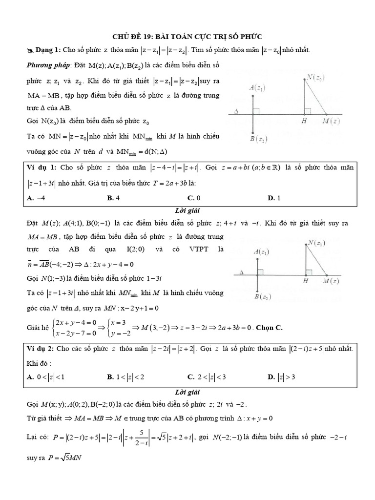 chuyen-de-trac-nghiem-cuc-tri-so-phuc | PDF