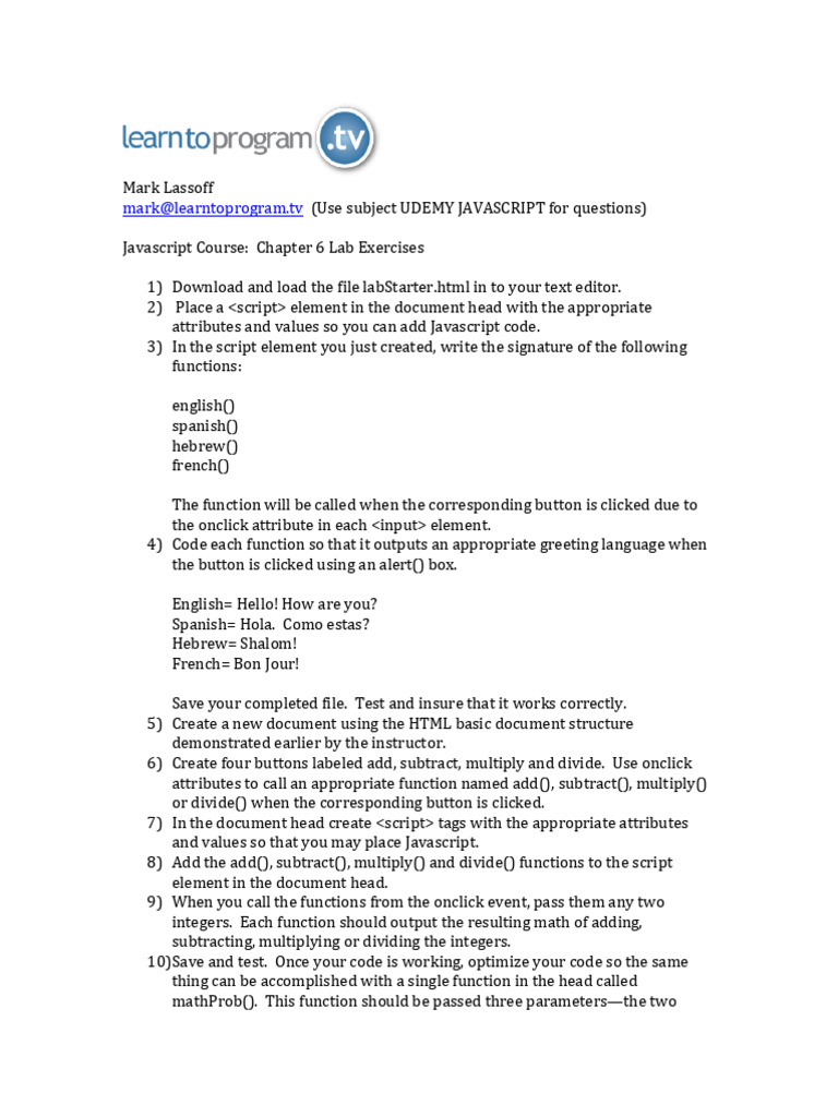 Chapter 6 Labs | PDF