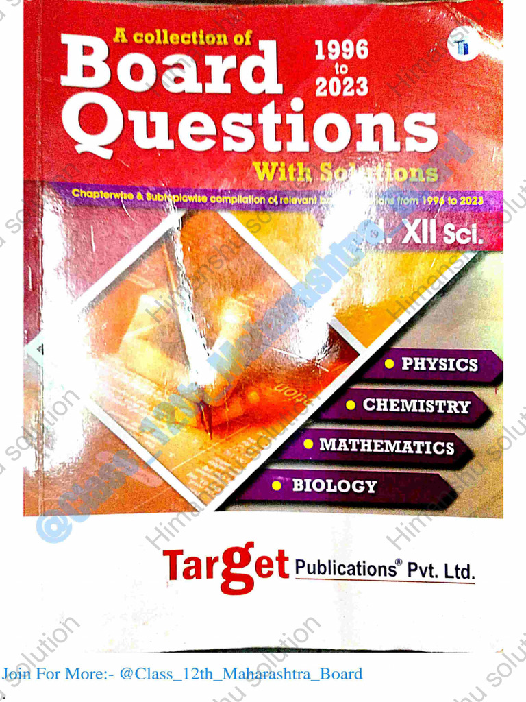 Physics and Chemistry Target 1996-2023 | PDF