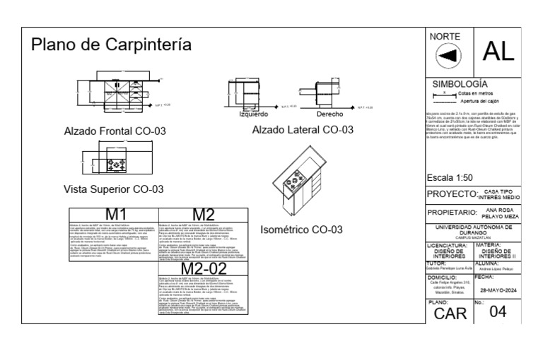 Plano Carpinteria 04 Bueno | PDF