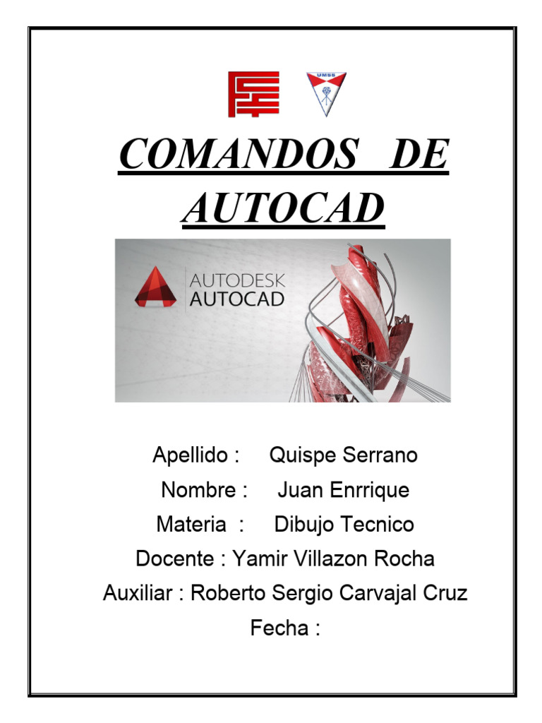 Comandos Esenciales de AutoCAD 2013-2018 | PDF | Cad automático | Color