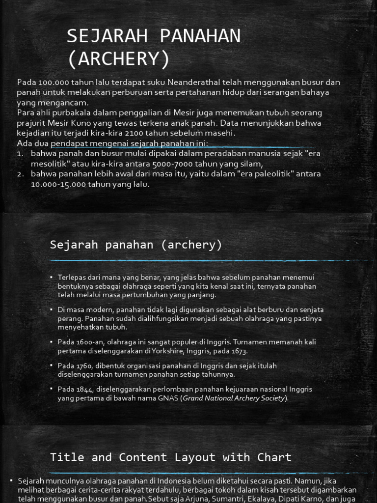 Sejarah Panahan (Archery) | PDF | Kesehatan Holistik