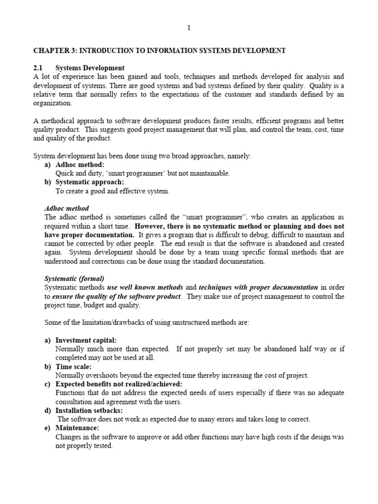 Chapter 2 - SYSTEM DEVELOPMENT | PDF | Software Prototyping | Software Development Process
