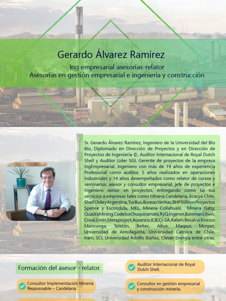 3 - Presentacion Relator Principal y Coordinador IDC Rev 05 | PDF | Auditoría | Business