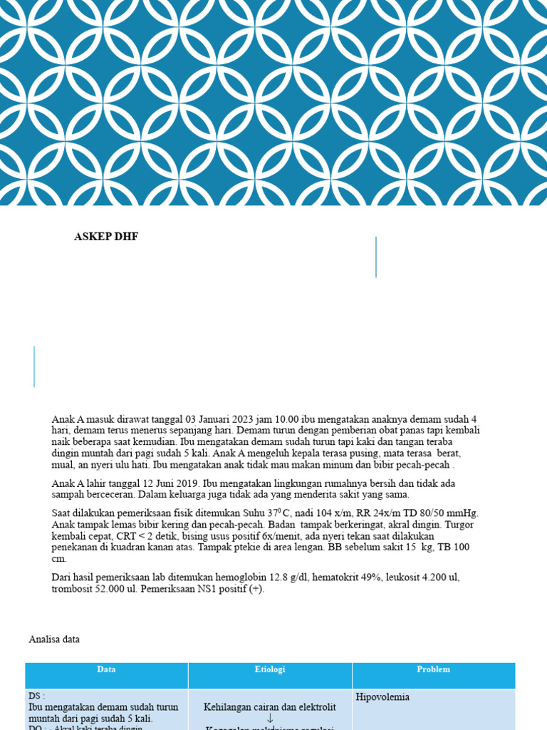 Osce DHF | PDF | Kesehatan Holistik