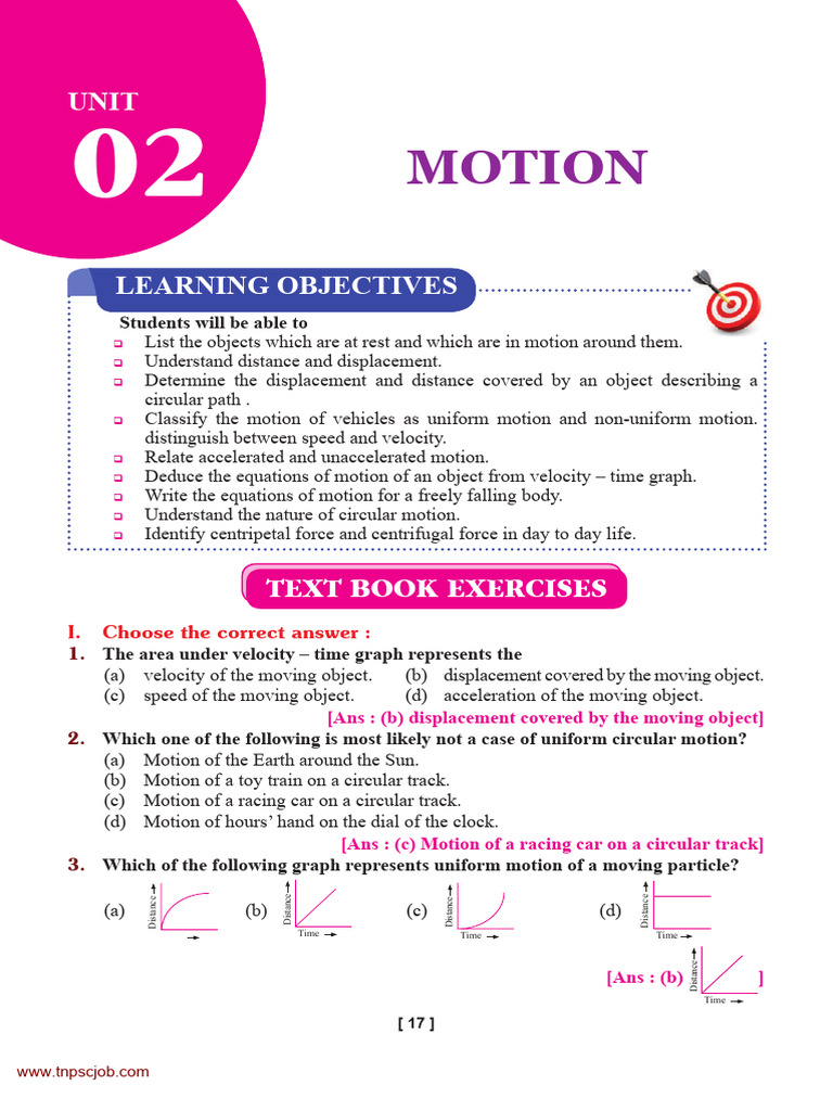 9th Science Guide Unit 2 - EM | PDF | Velocity | Acceleration