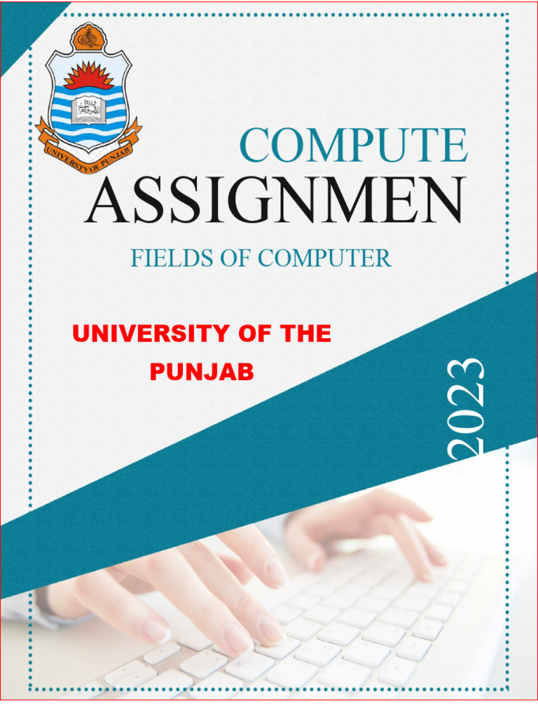 Computer Assignment Cover Page 1 | PDF