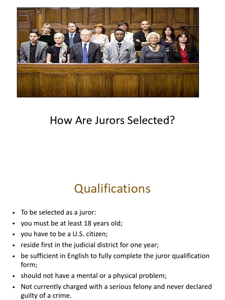 Juror Selection Process Explained | PDF | Social Science | Law