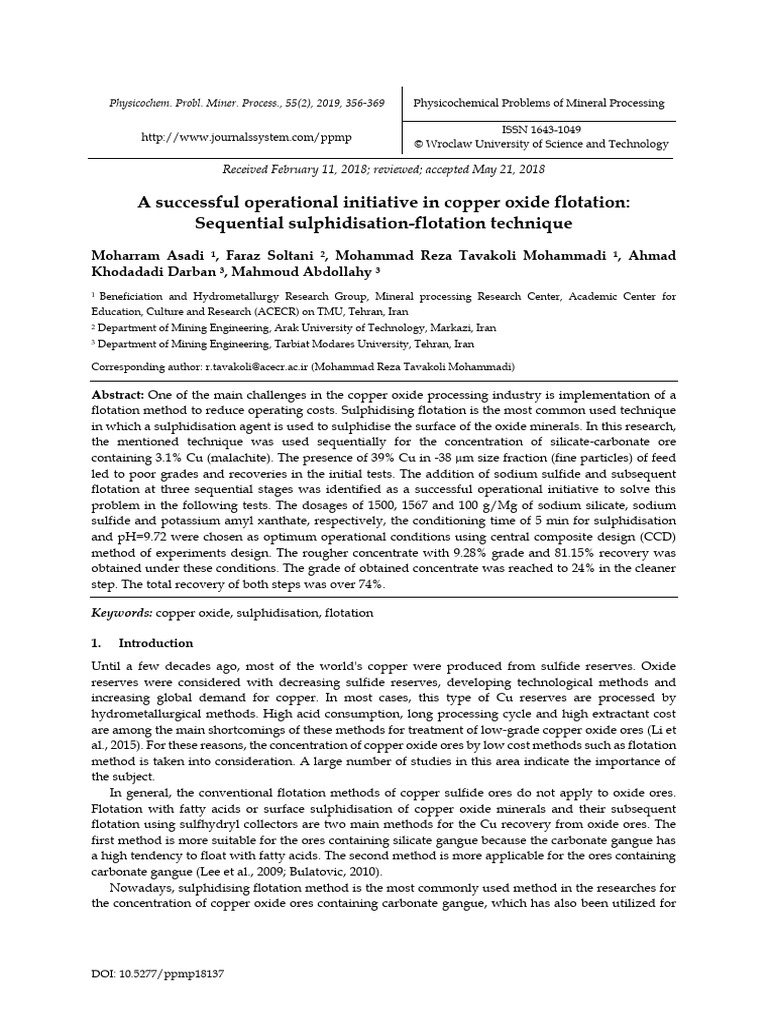 A Successful Operational Initiative | PDF | Ore | Copper