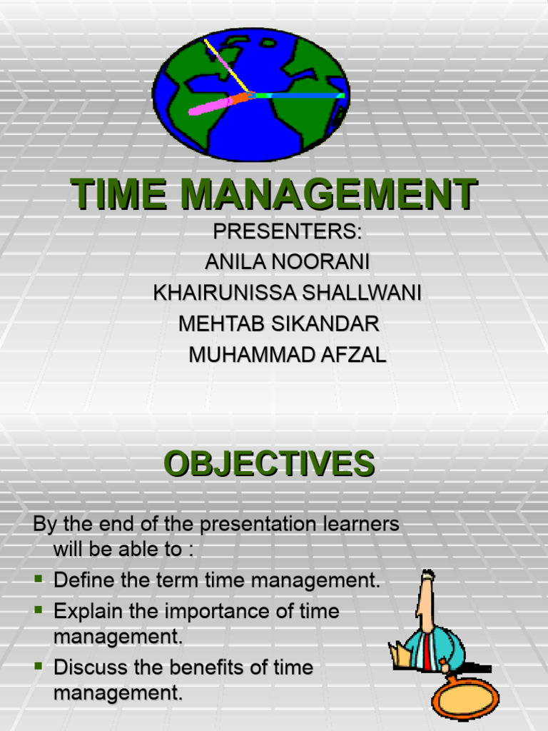Time Management Presentation | PDF | Cognition | Social Psychology
